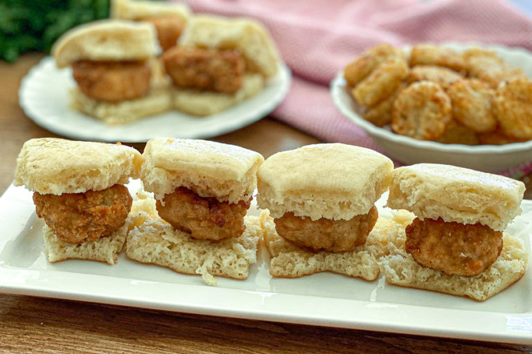 Copycat Chick Fil A Mini Chicken Biscuits — Fresh Simple Home