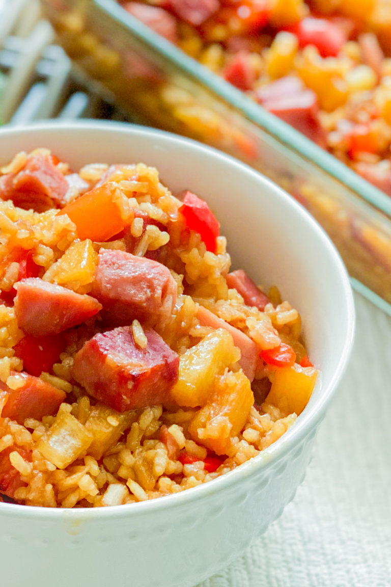 Easiest Ham and Rice Casserole — Fresh Simple Home