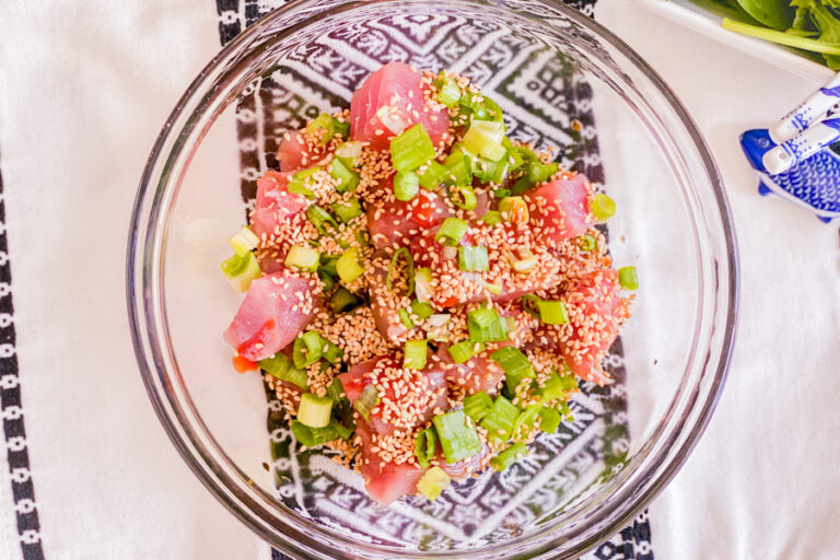 Seared Avocado Poke Salad Recipe — Fresh Simple Home