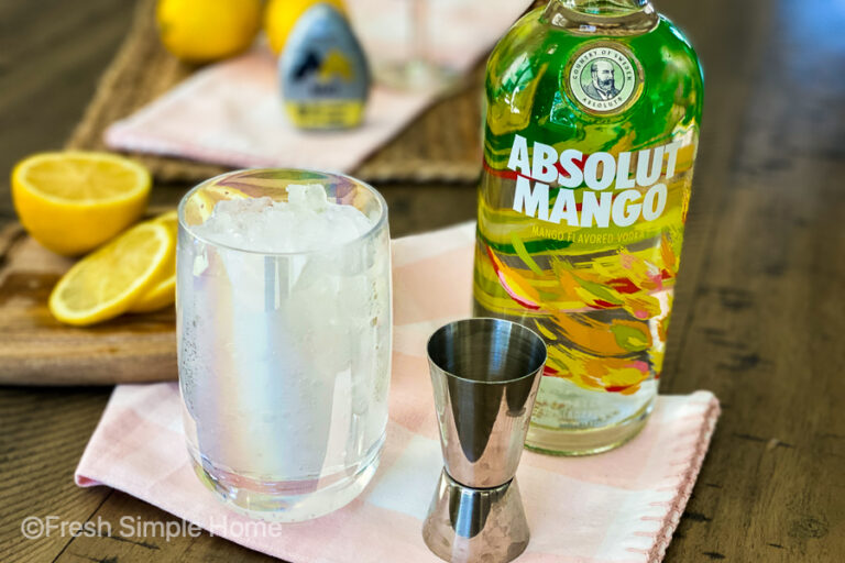 Skinny Mango Vodka Cocktail Recipe — Keto and Sugar-Free!